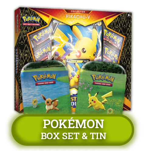 3 POKEMON Box Set & Tin - Ginko Cards